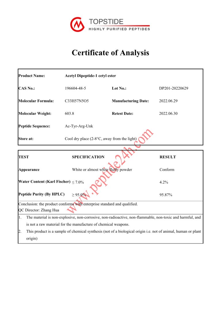 Acetyl Dipeptide-1 cetyl ester - TOPSTIDE